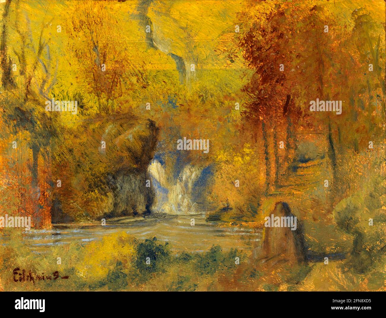 Autumn Landscape, ca. 1919 Stock Photo - Alamy