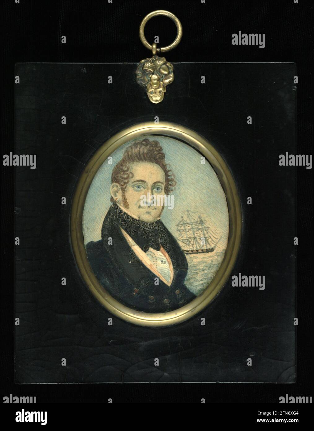 Captain Noah Rich, ca. 1812 Stock Photo - Alamy