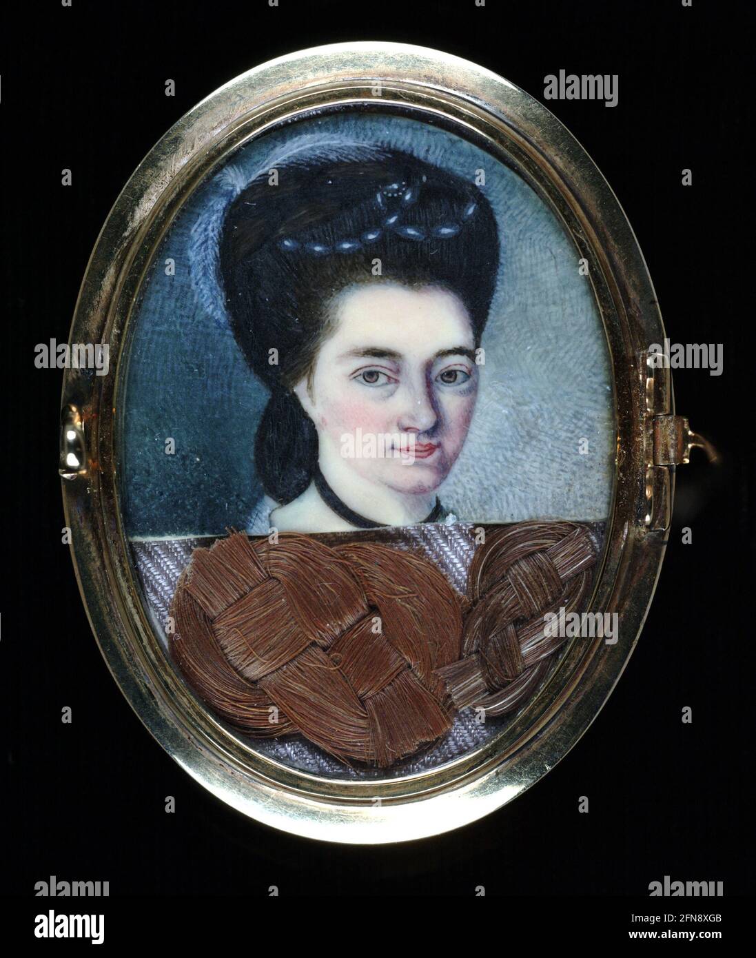 Portrait of a Lady, ca. 1780 Stock Photo - Alamy
