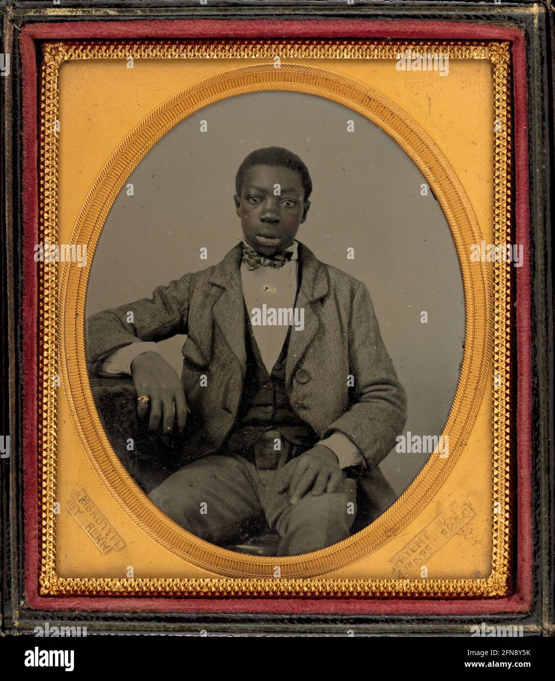 Portrait of a Young Man, c. 1860 Stock Photo - Alamy