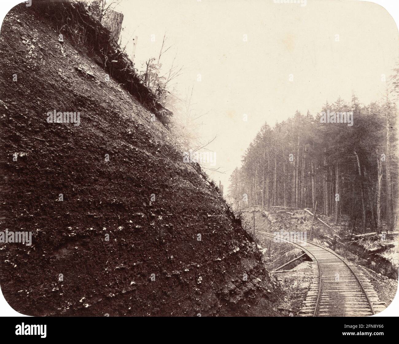 Atlantic & Great Western Railway, 1862 Stock Photo - Alamy