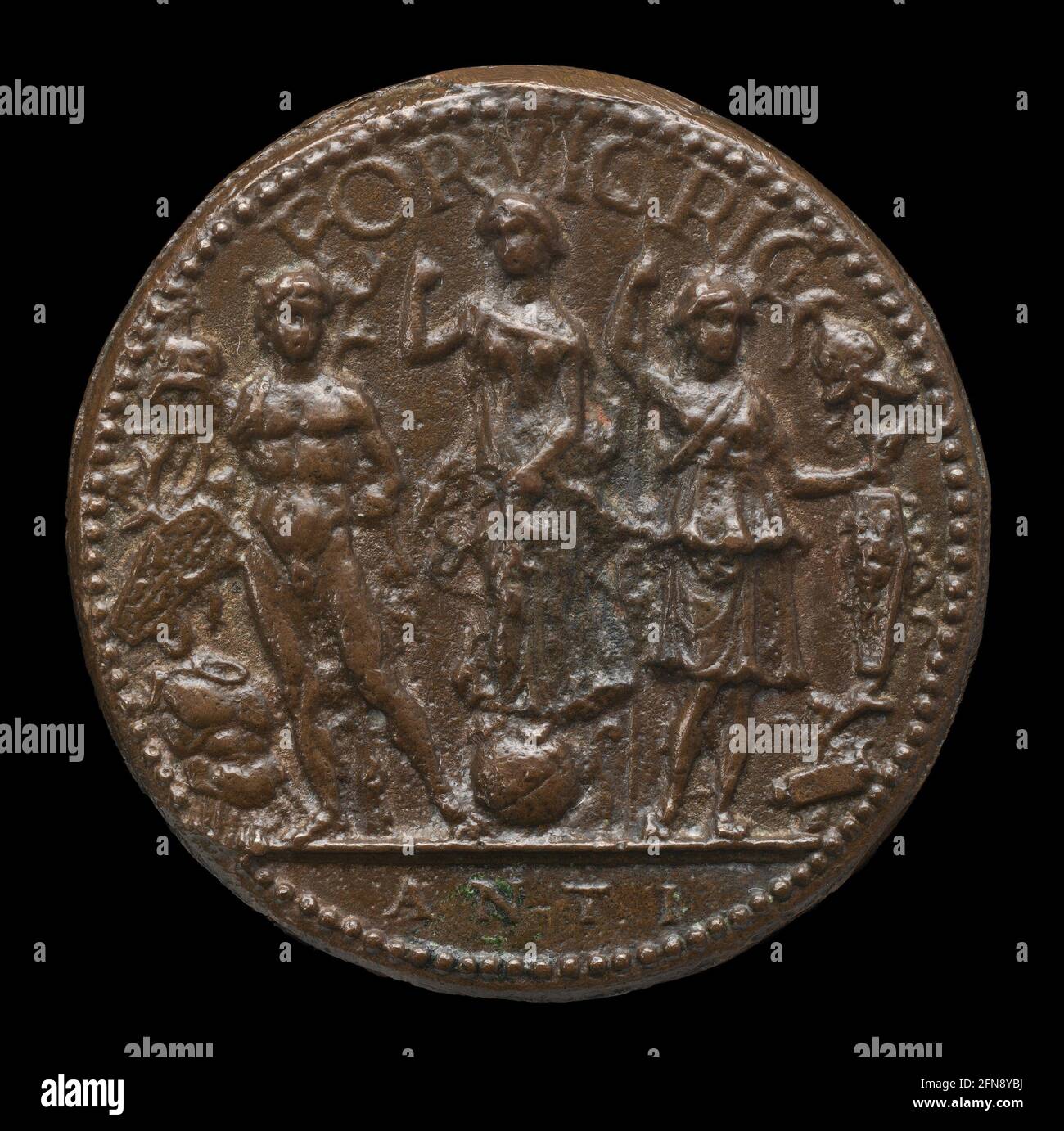 Fortune, Mars, and Minerva [reverse] Stock Photo - Alamy