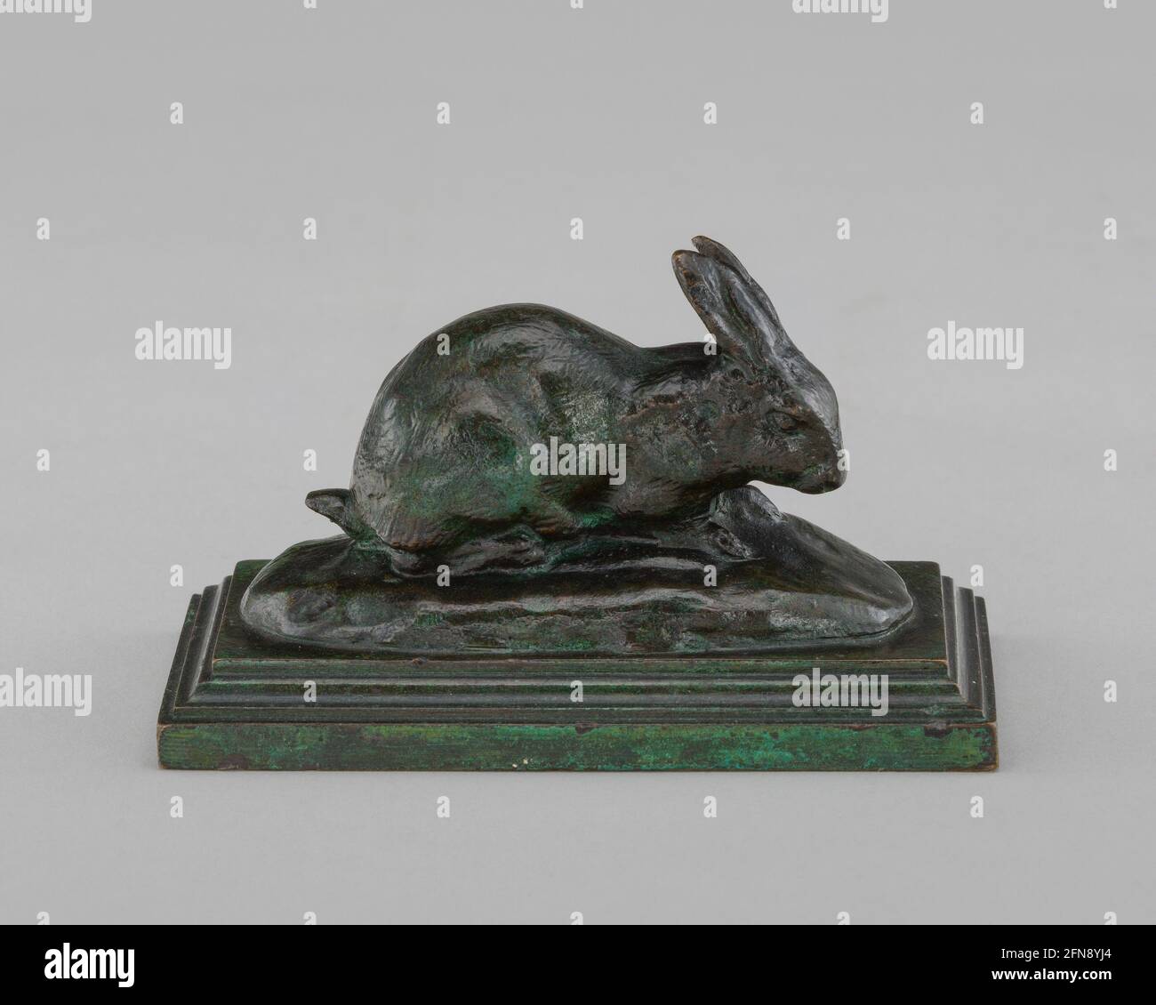 Crouching Rabbit, model c. 1820s Stock Photo - Alamy