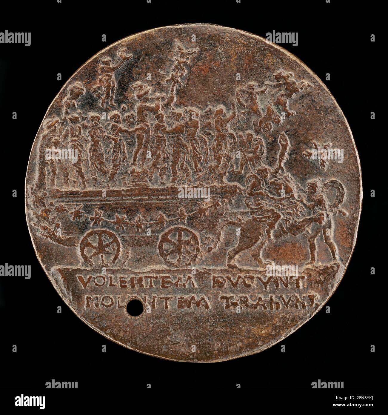 Triumphal Car with Mercury and the Muses [reverse], c. 1480 Stock Photo ...