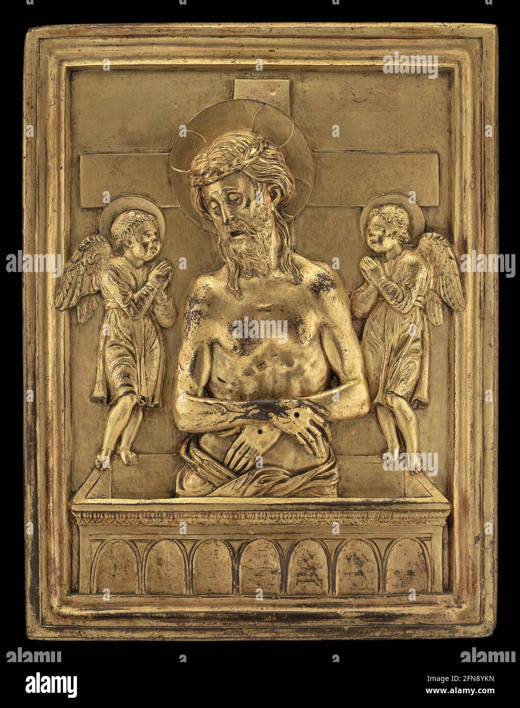 The Dead Christ with Two Angels Stock Photo - Alamy