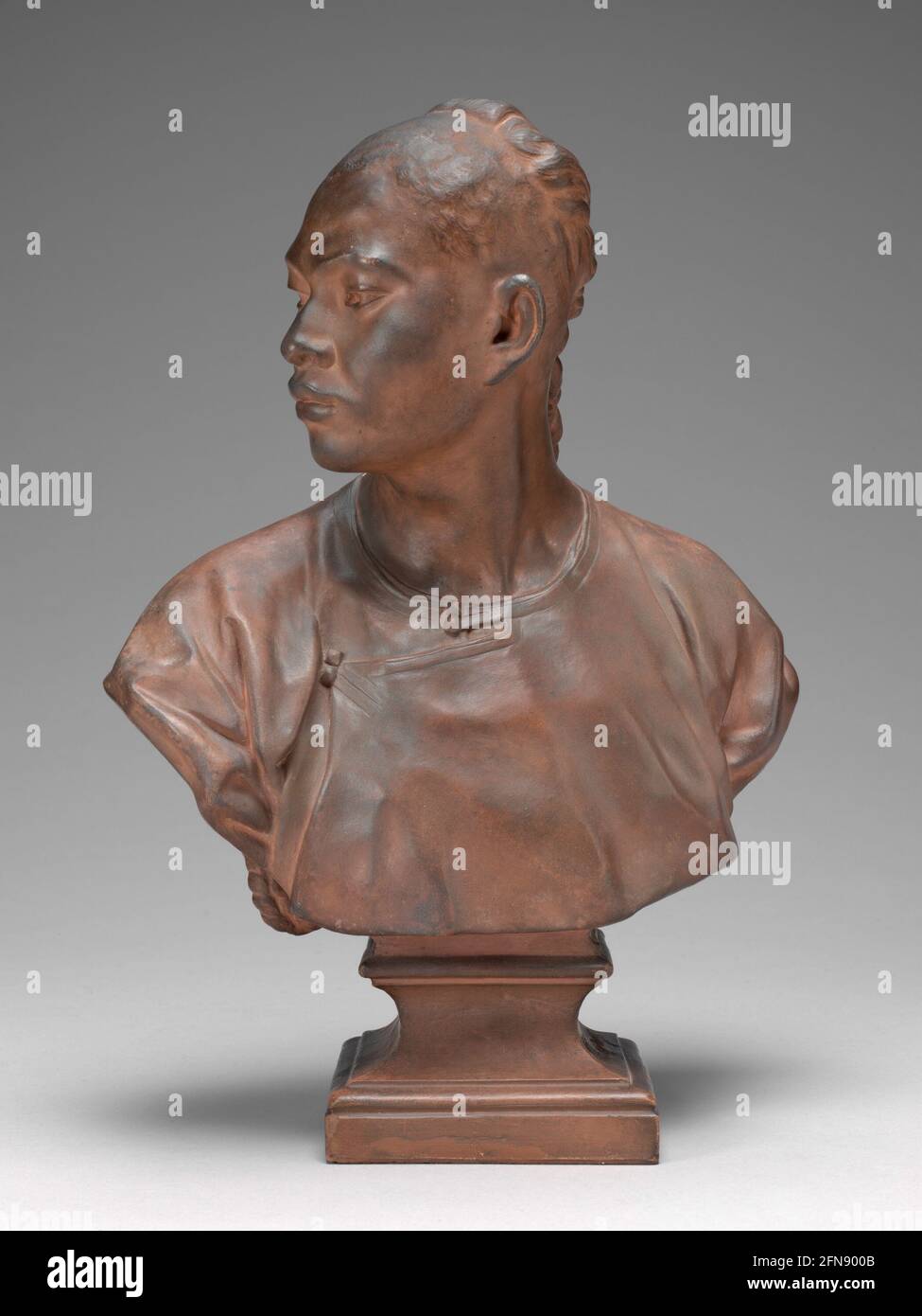 Bust of a Chinese Man, model c. 1872 Stock Photo - Alamy