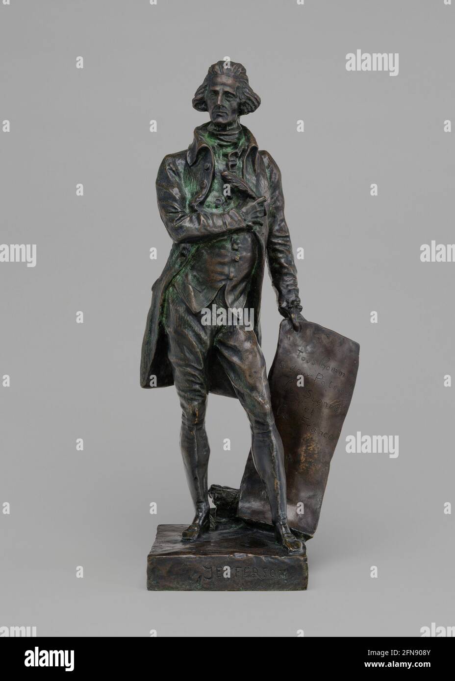 Thomas Jefferson, model 1832-1833, cast after 1892 Stock Photo - Alamy