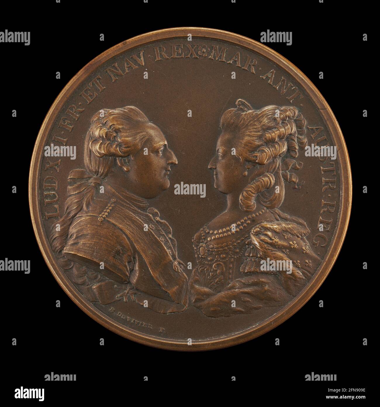 Louis XVI, 1754-1793, and Marie-Antoinette, 1755-1793, King and Queen ...