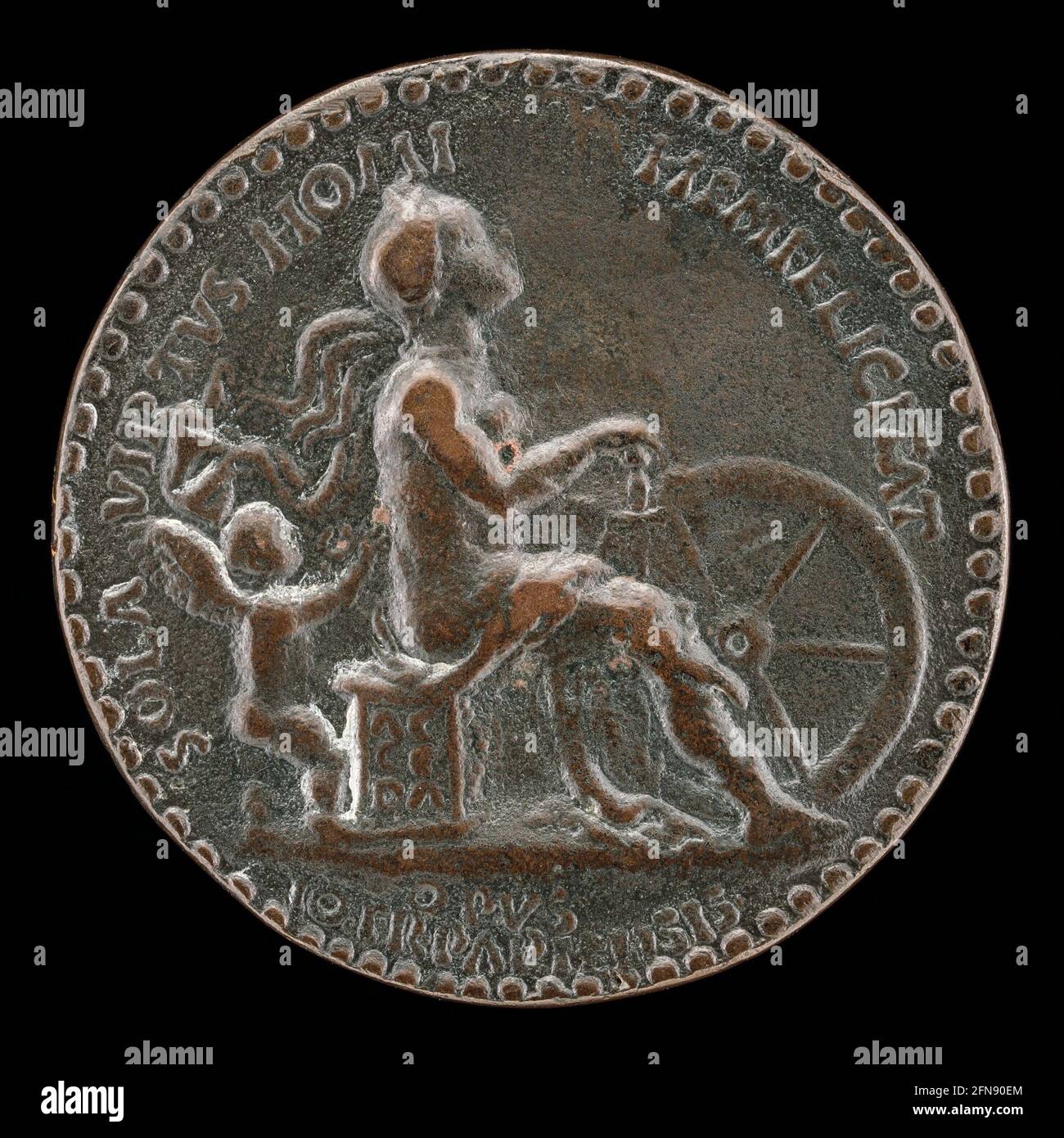 Female Figure and Putto [reverse], 1461 Stock Photo - Alamy