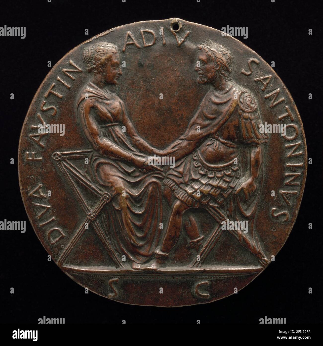 Antonius pius and his wife faustina hi-res stock photography and images ...