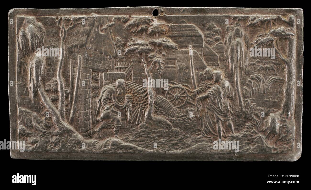 Abraham Welcoming the Three Angels, c. 1525/1535 Stock Photo - Alamy