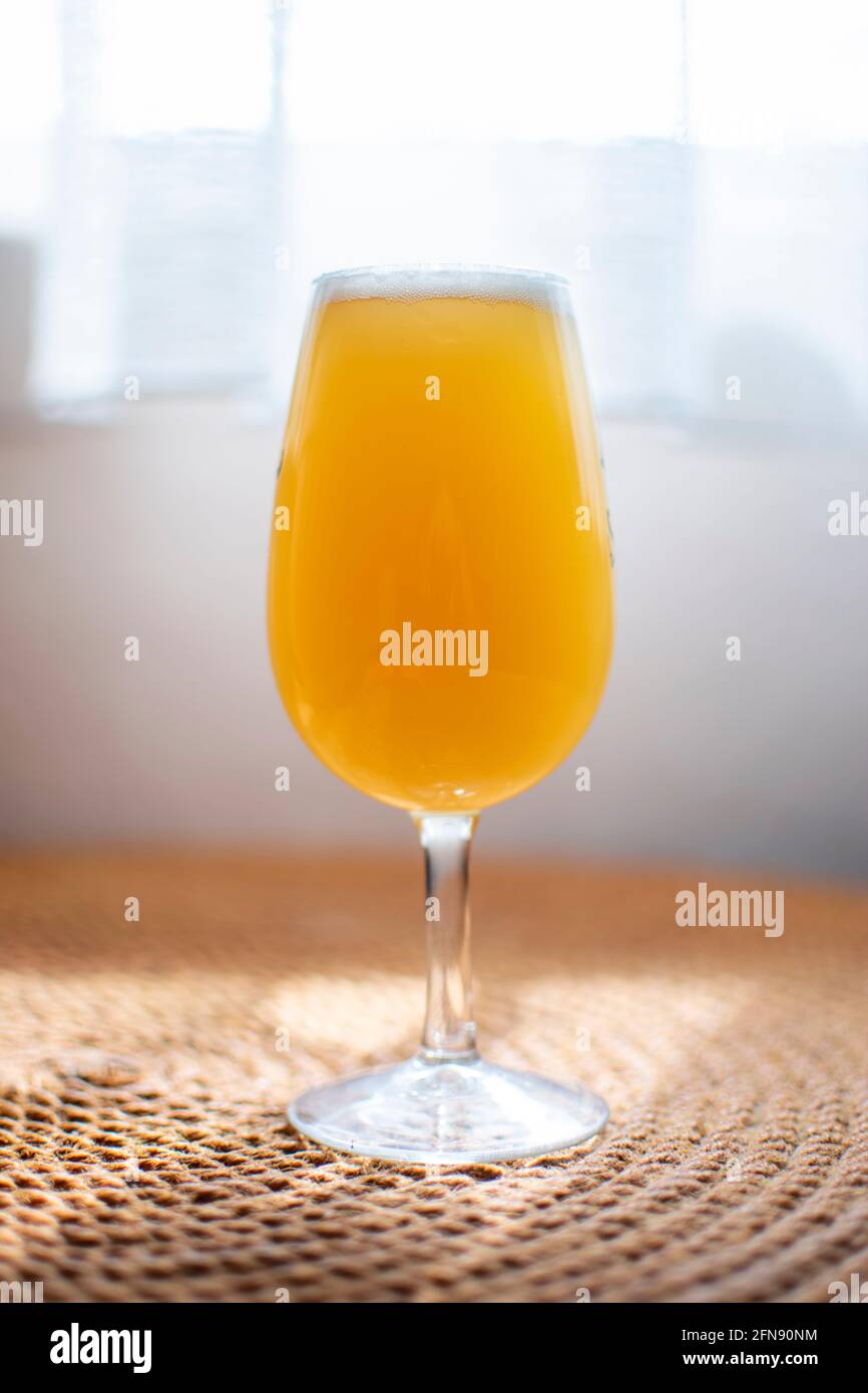 Home brewed beer Stock Photo - Alamy