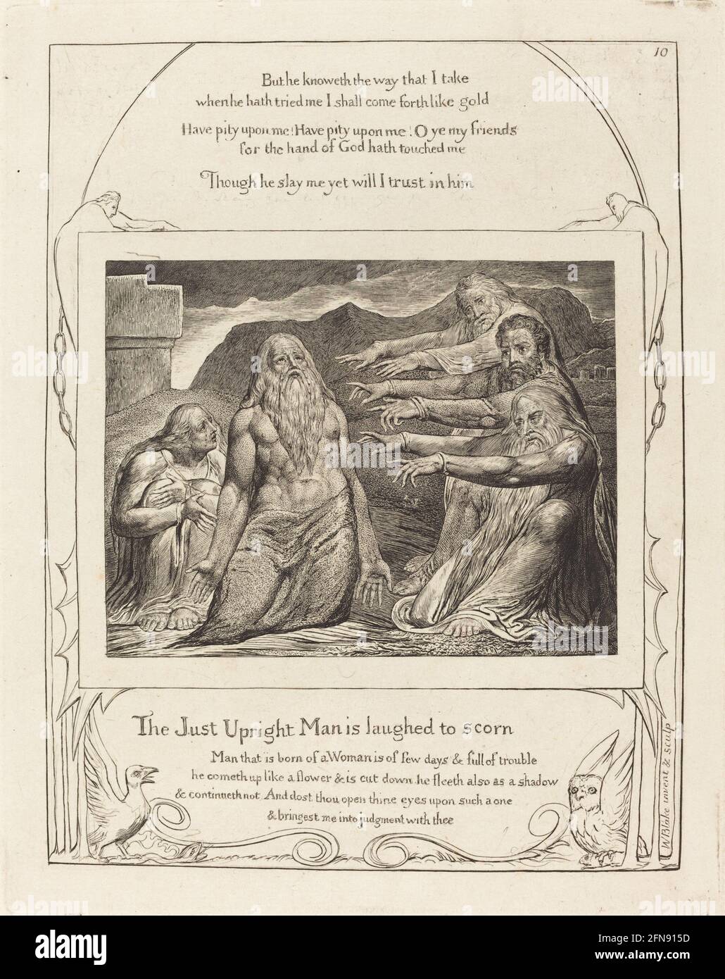 Job Rebuked by His Friends, 1825 Stock Photo - Alamy