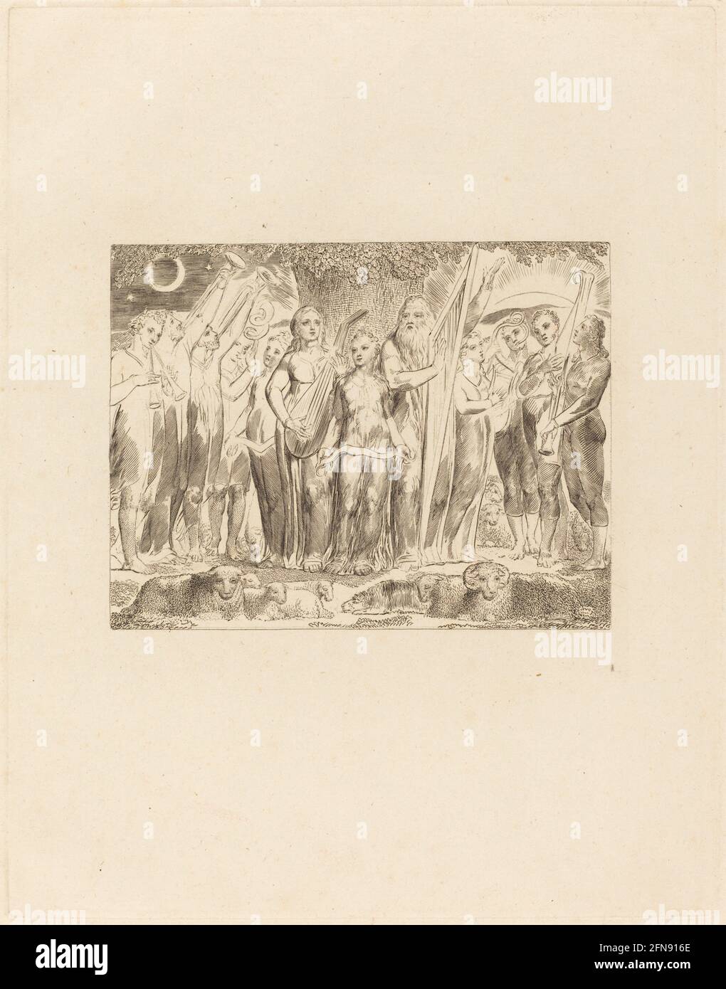 Job and His Family Restored to Prosperity, 1825 Stock Photo - Alamy