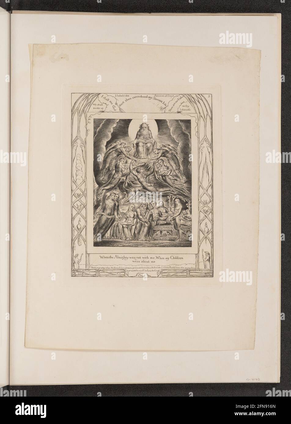 Satan Before the Throne of God, 1825 Stock Photo - Alamy