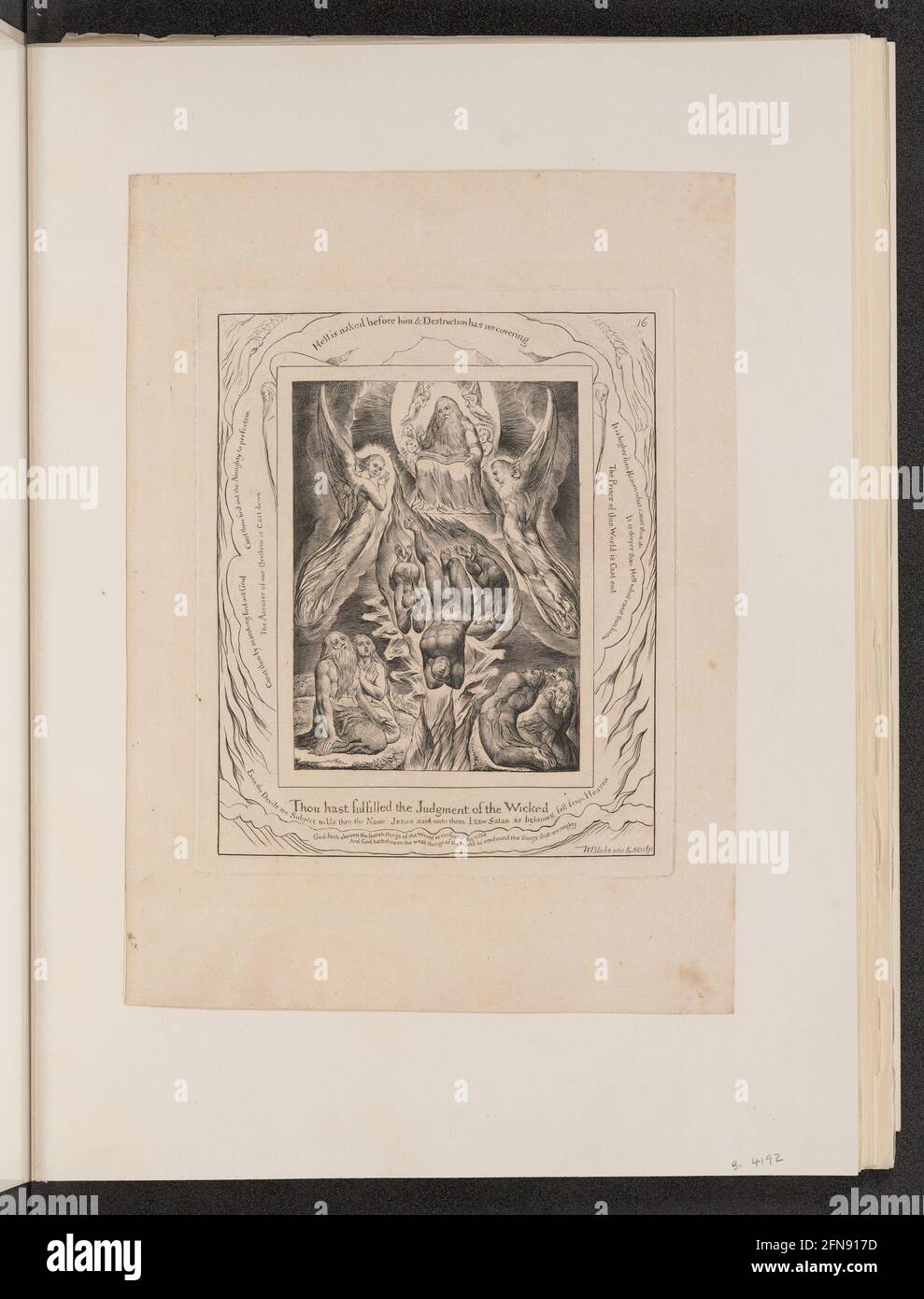 The Fall of Satan, 1825 Stock Photo - Alamy