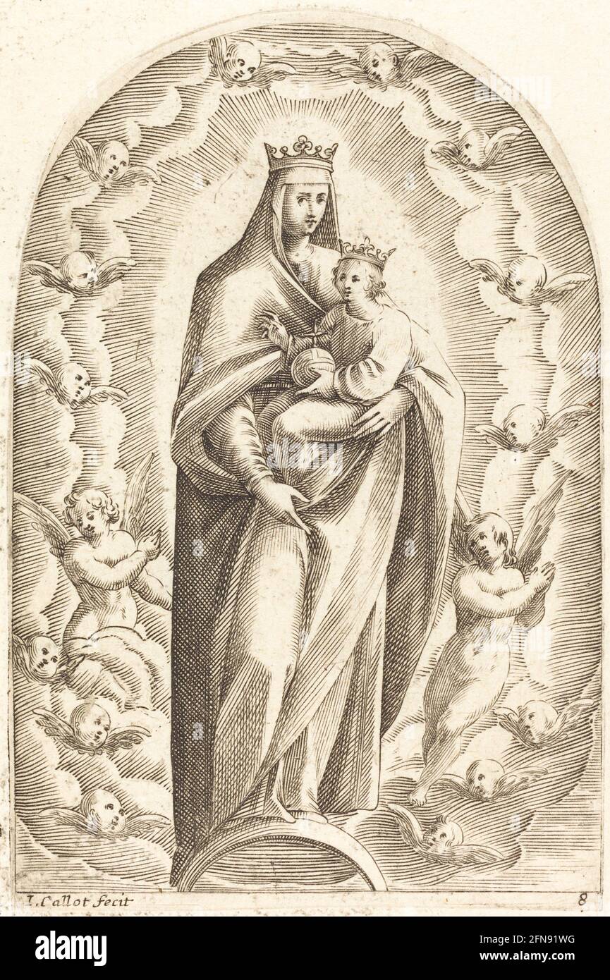 Crown of the virgin of the immaculate conception hi-res stock ...