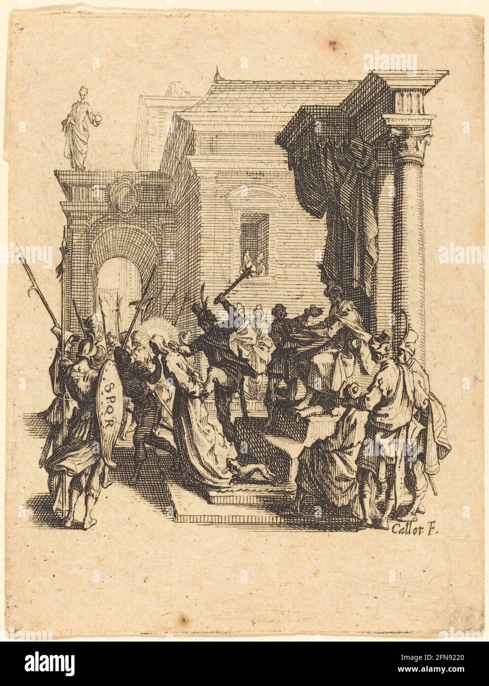Christ Condemned to Death by Pilate, c. 1624/1625 Stock Photo - Alamy