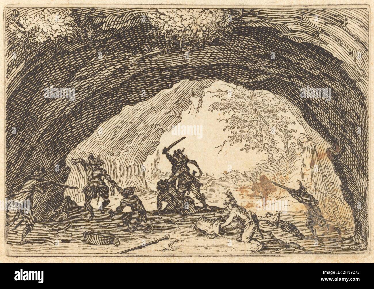 Soldiers Attacking Robbers, c. 1622 Stock Photo - Alamy