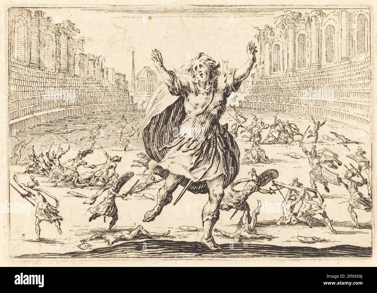 Skirmish in a Roman Circus, c. 1622 Stock Photo - Alamy