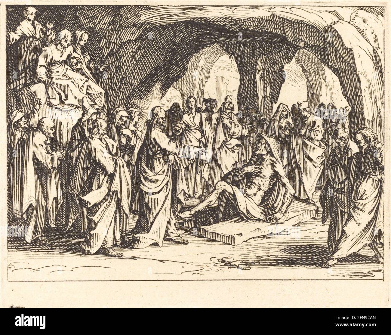 Raising of Lazarus, 1635 Stock Photo - Alamy