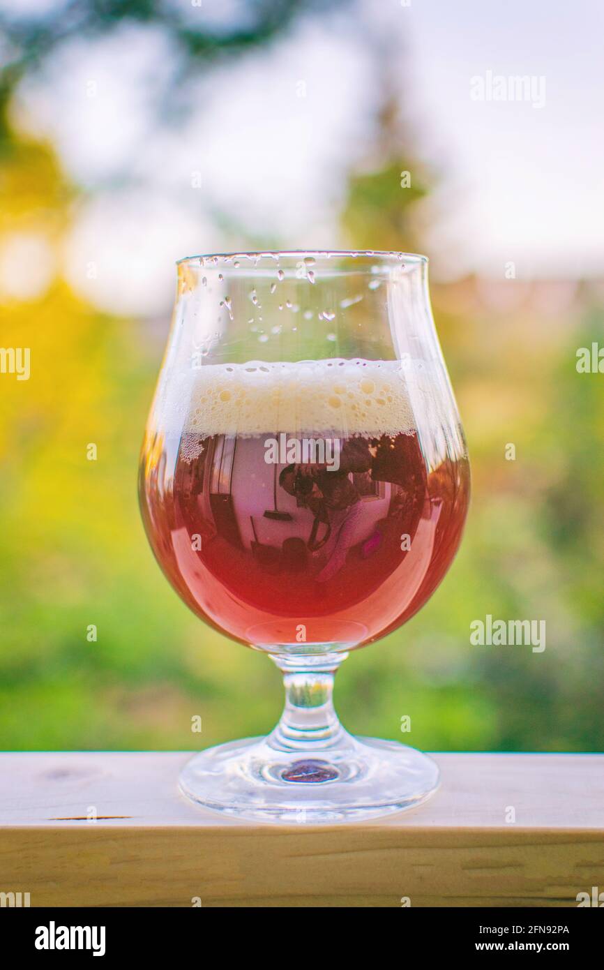 Home brewed beer Stock Photo - Alamy