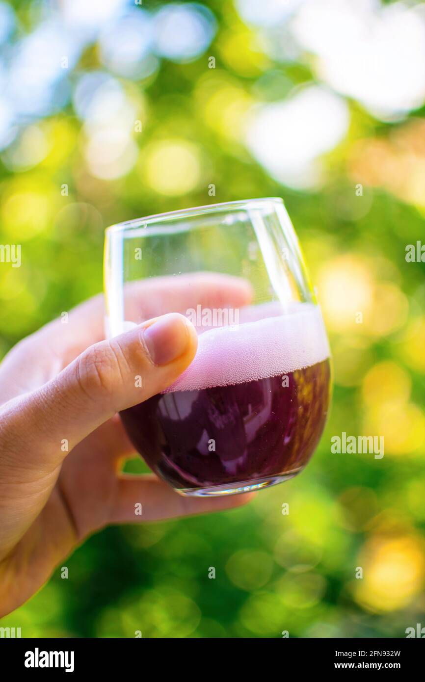 Home brewed beer Stock Photo - Alamy
