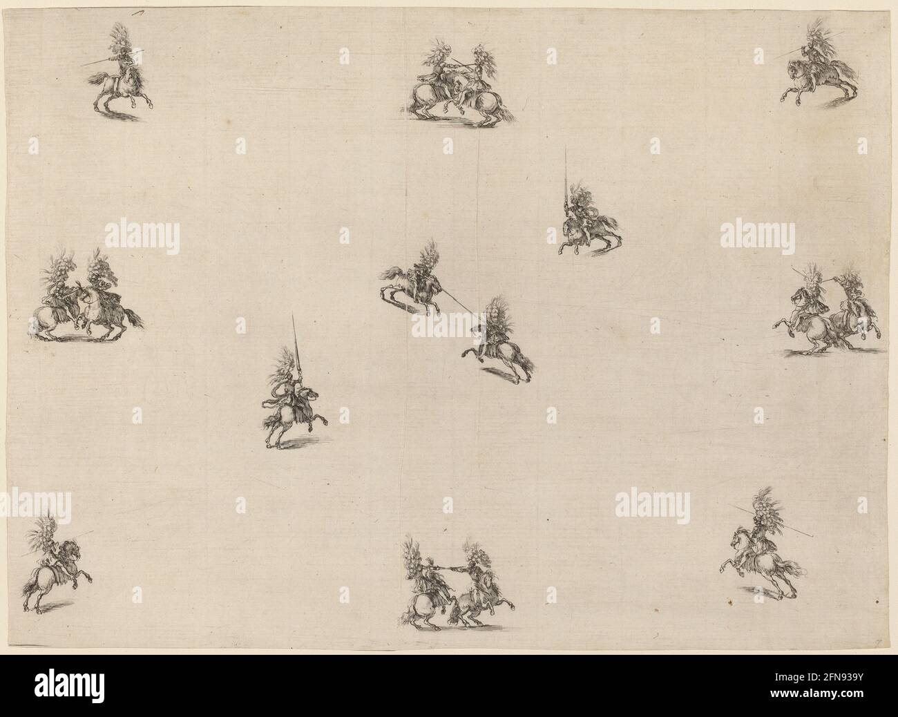 Horsemen fighting cavalier hi-res stock photography and images - Alamy