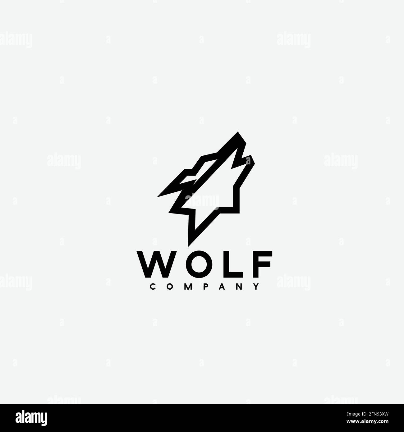Gold wolf Black and White Stock Photos & Images - Alamy