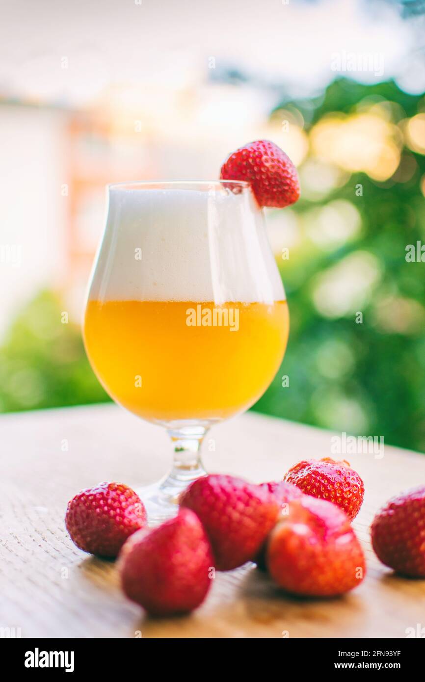 Home brewed beer Stock Photo - Alamy