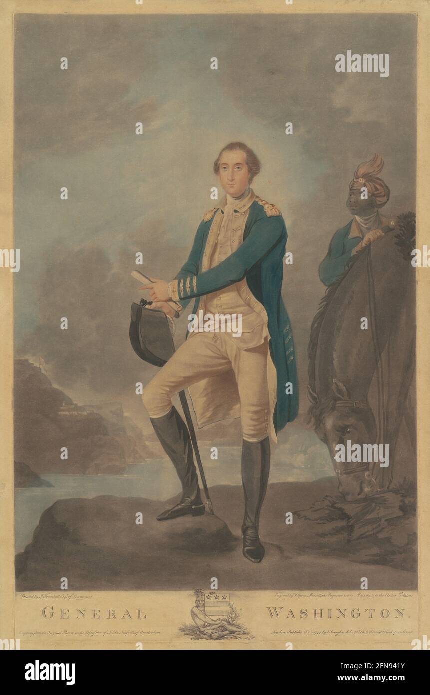 Portrait of george washington by trumbull hi-res stock photography and ...