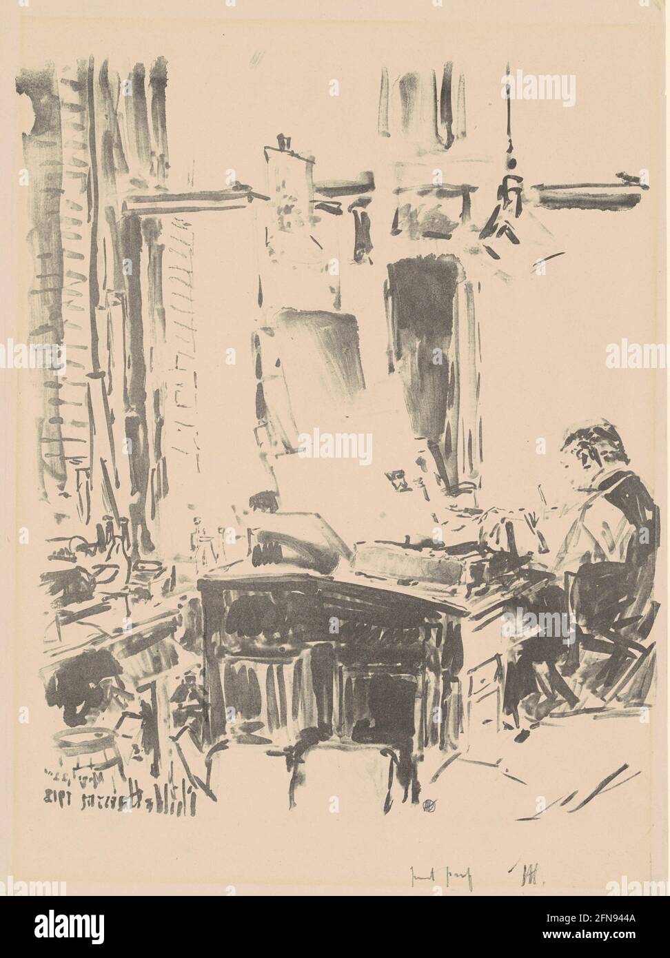 Printer lithographer hi-res stock photography and images - Alamy