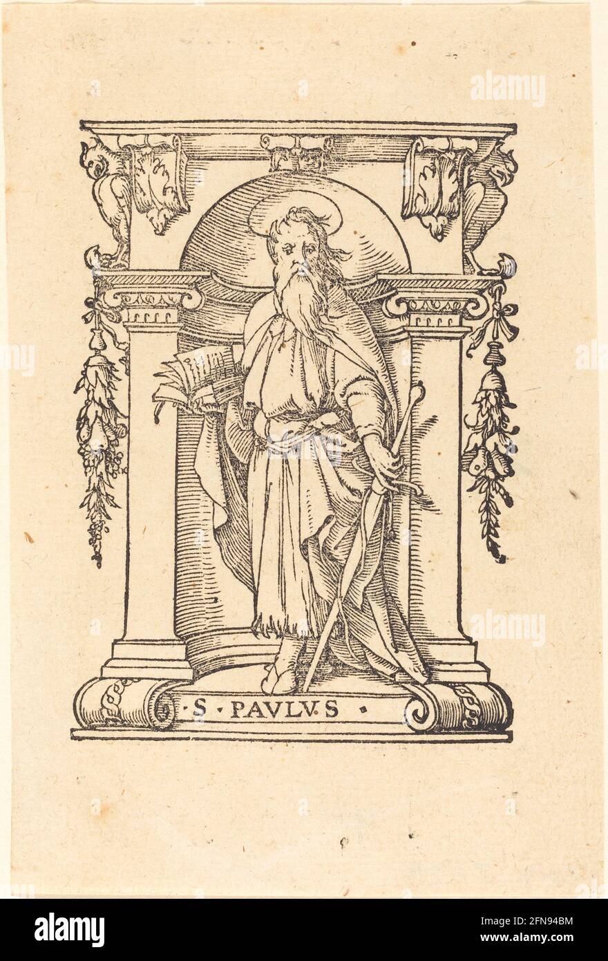 Saint Paul with Book and Sword Stock Photo - Alamy