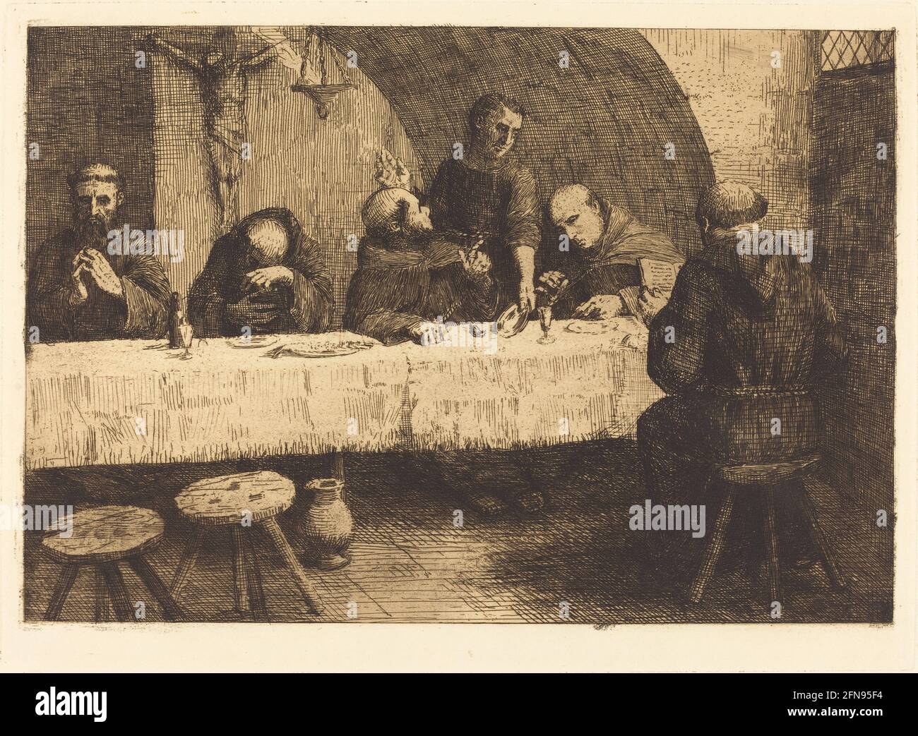 The Refectory (Le refectoire Stock Photo - Alamy