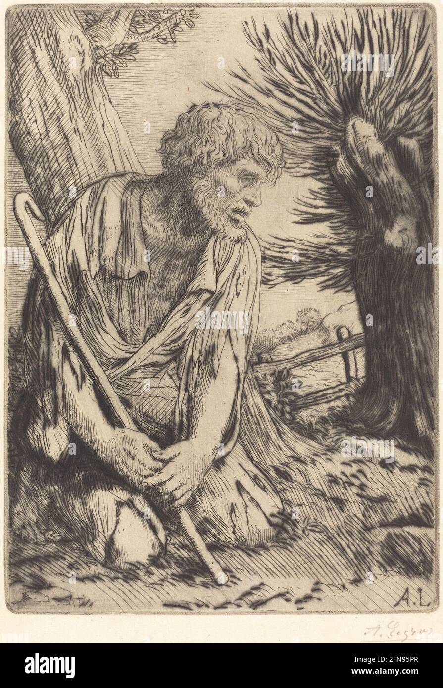 The Prodigal Son, 3rd plate (L'enfant prodigue Stock Photo - Alamy