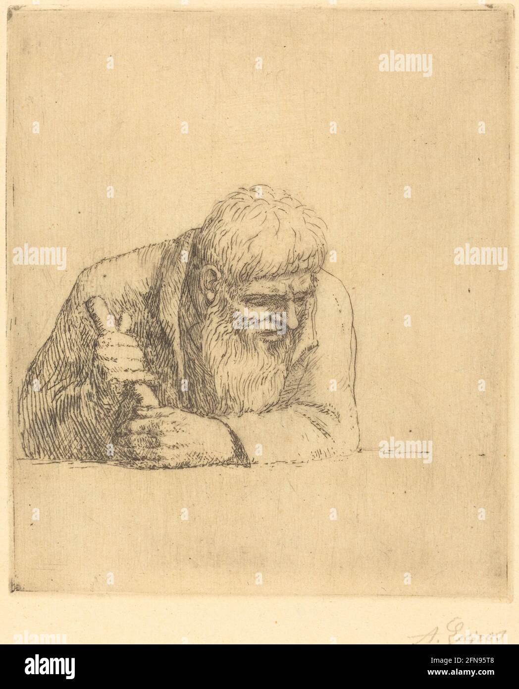 Curious Man (Un curieux Stock Photo - Alamy