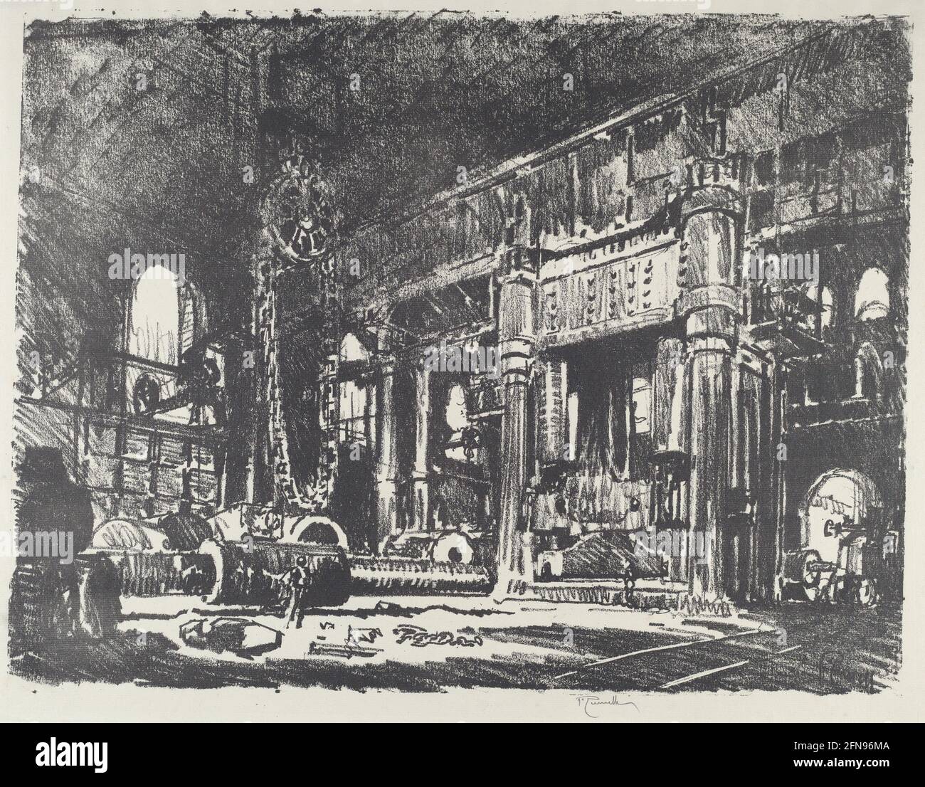 The Gun Forge, 1916 Stock Photo - Alamy