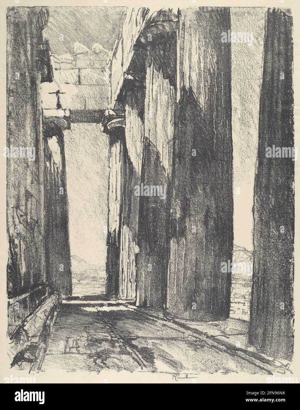 The Portico of the Parthenon, 1913 Stock Photo - Alamy