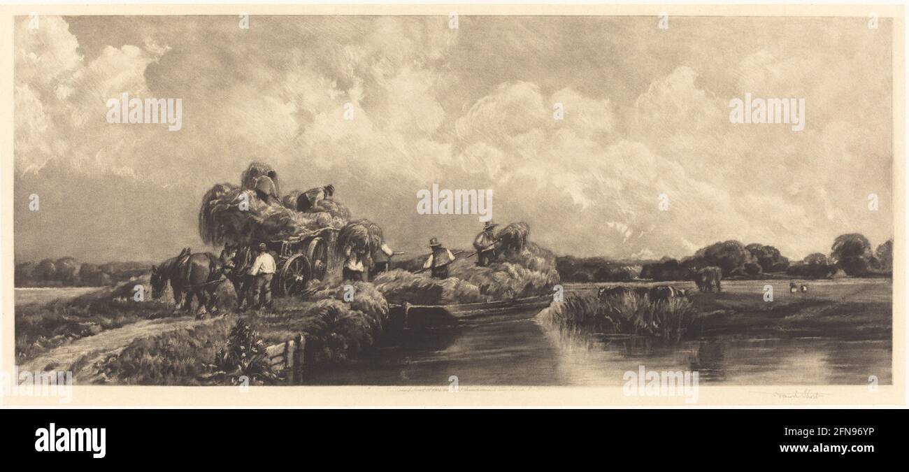 A Roman Canal, 1904 Stock Photo - Alamy