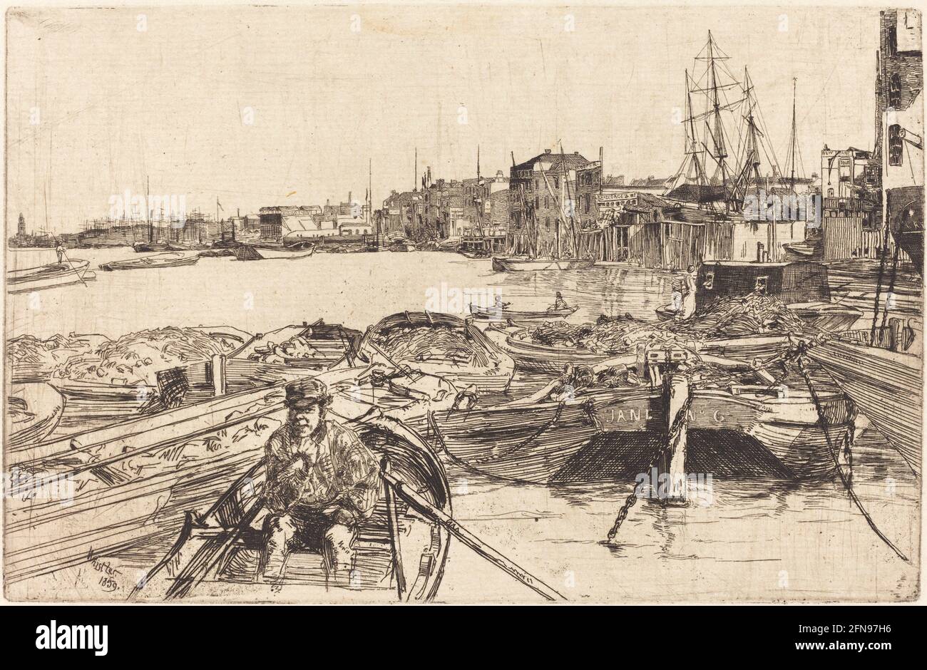 The Pool, 1859 Stock Photo - Alamy
