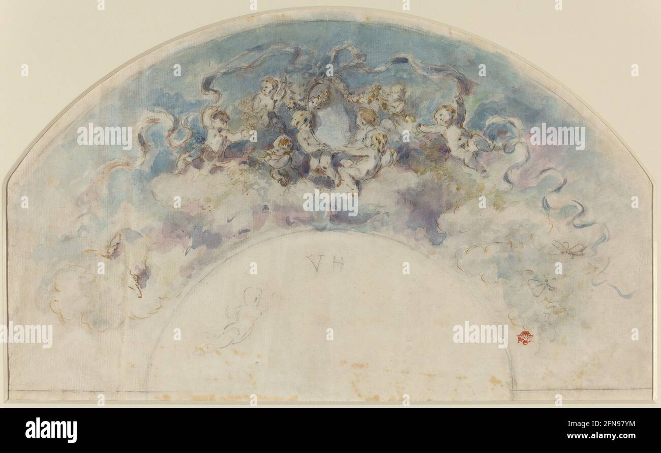 Putto drawing hi-res stock photography and images - Alamy