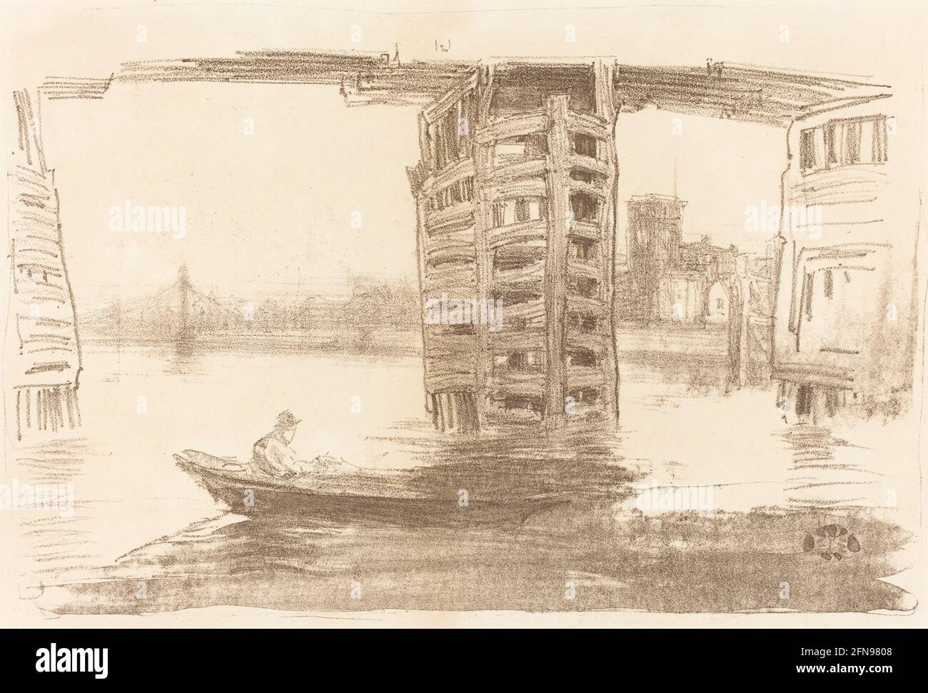 The Broad Bridge, 1878 Stock Photo - Alamy