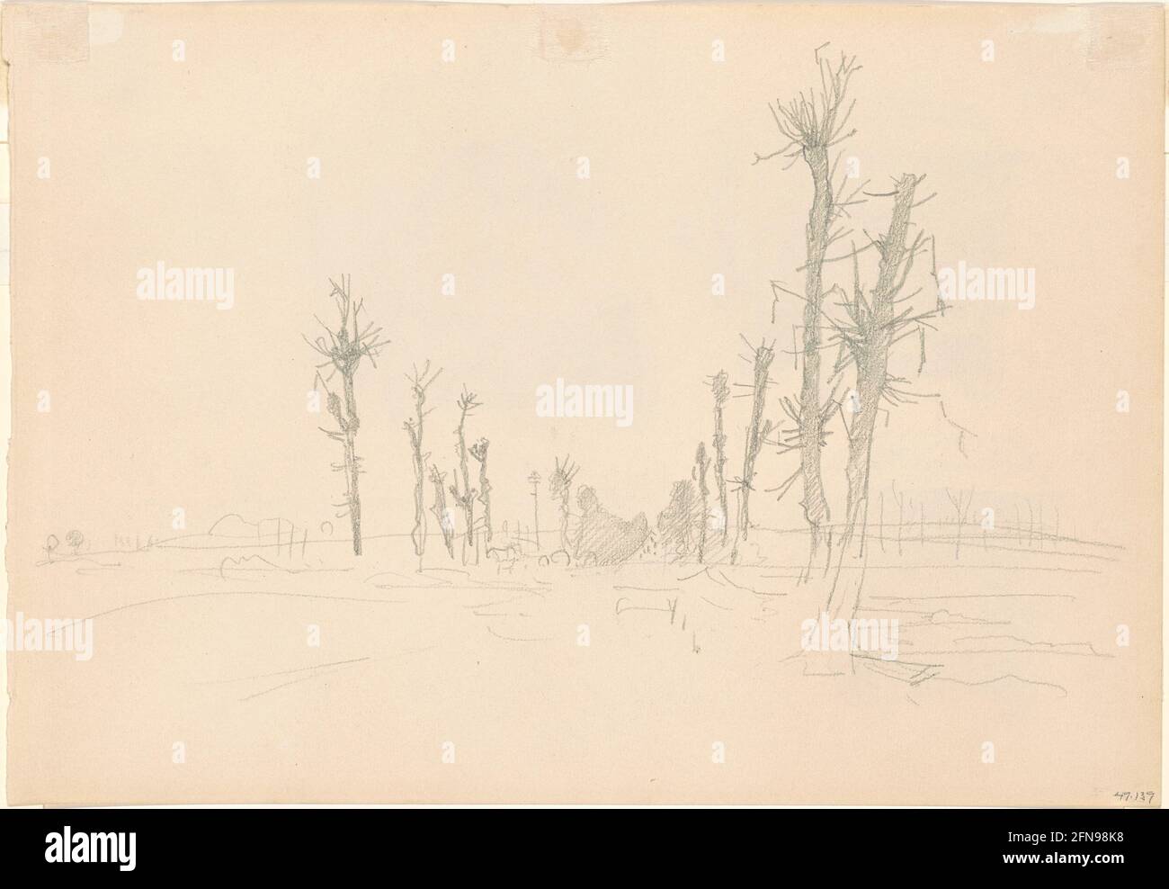 Devastated war landscape hi-res stock photography and images - Alamy