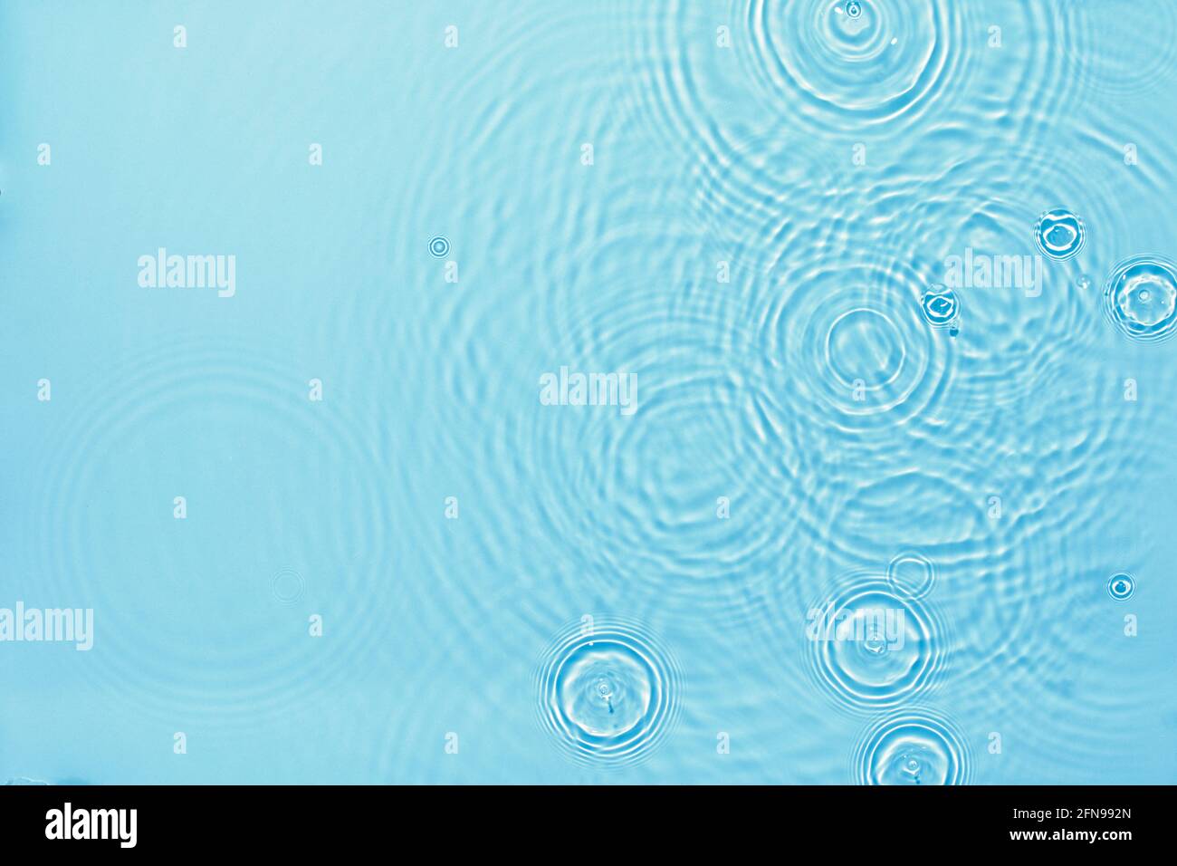 transparent blue colored clear calm water surface texture Stock Photo ...