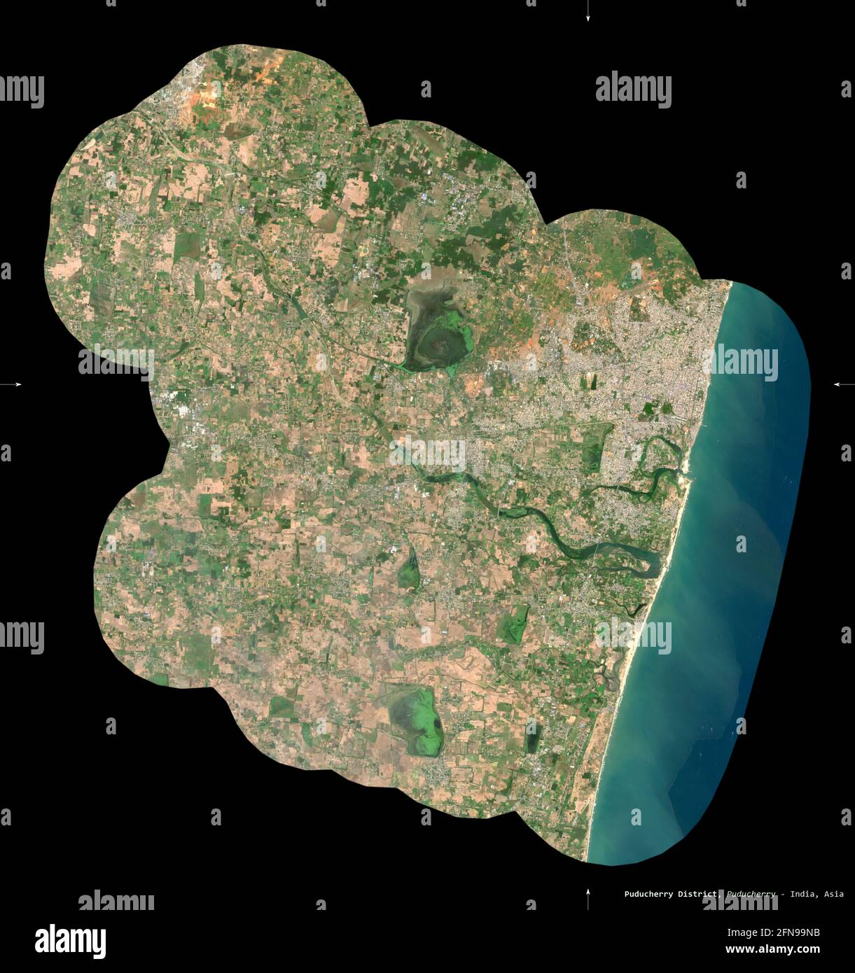 Puducherry District, district of the union territory of India. Sentinel ...