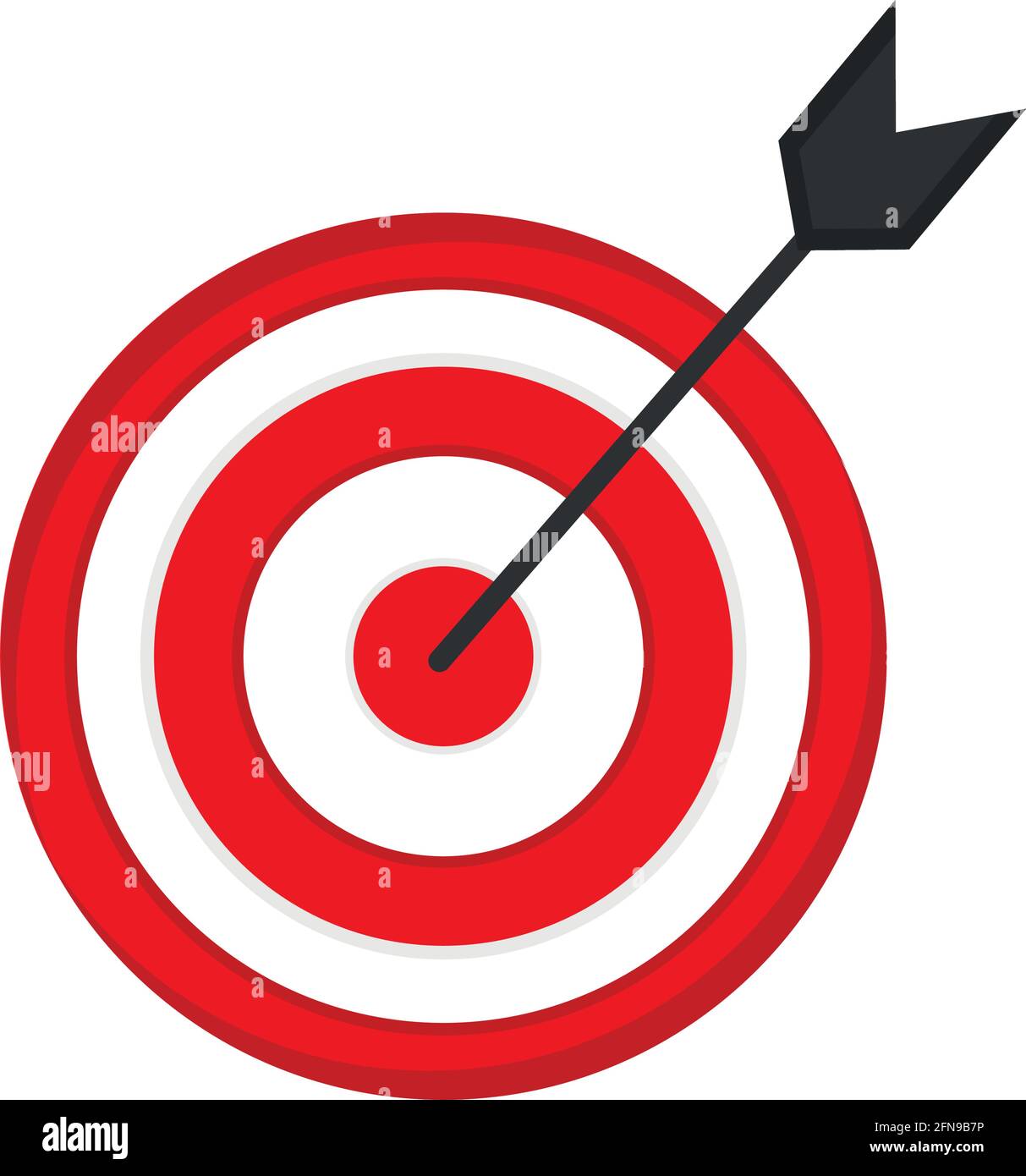 target arrow success Stock Vector Image & Art - Alamy
