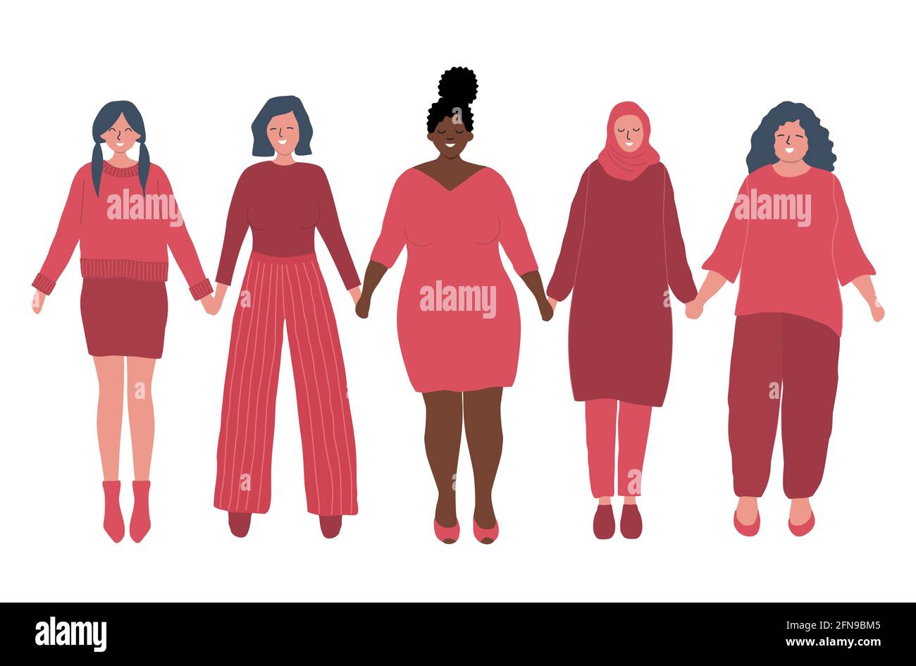Female Solidarity Clipart