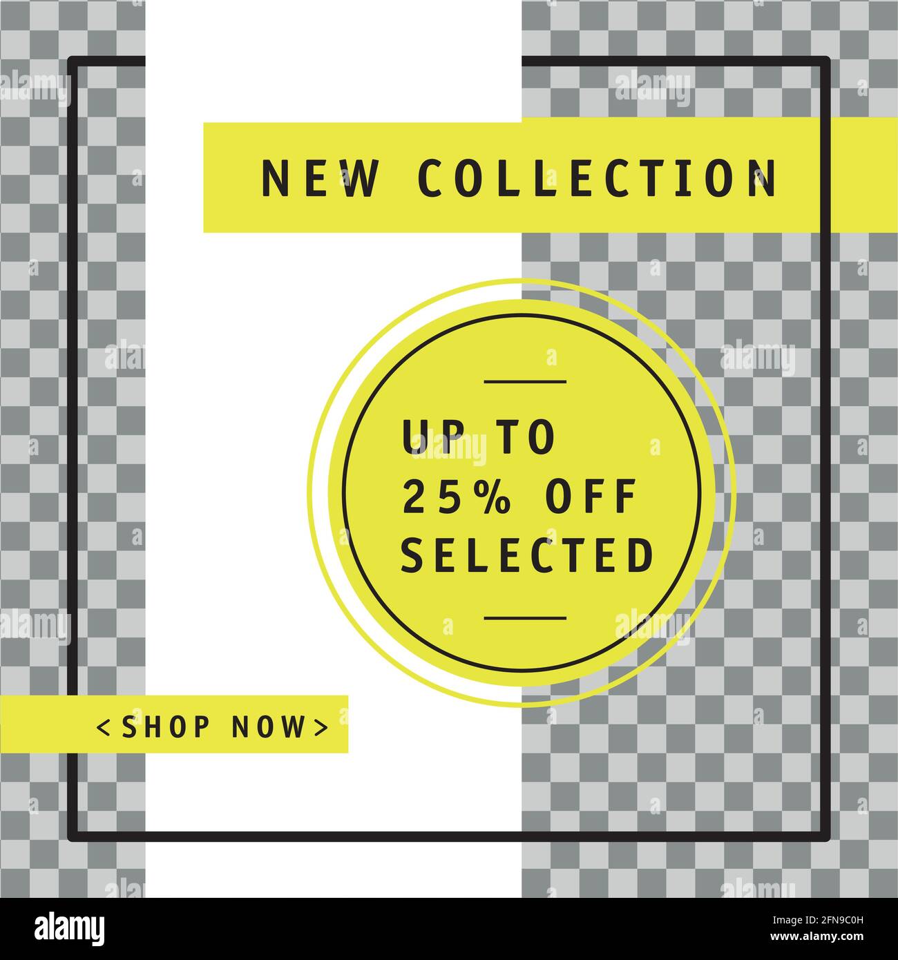 yellow banner template Stock Vector Image & Art - Alamy