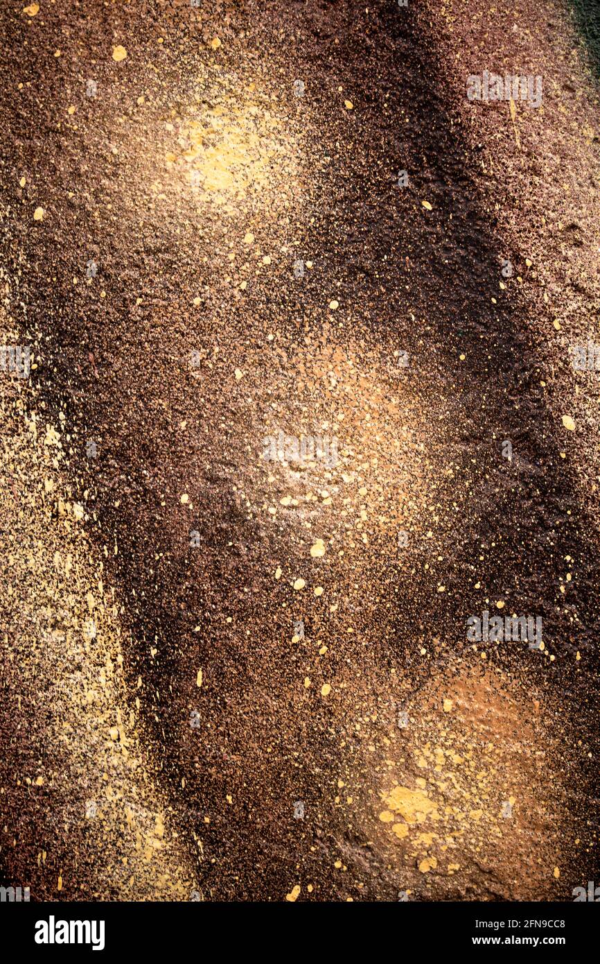 brown-gold texture with drops and splashes Stock Photo - Alamy