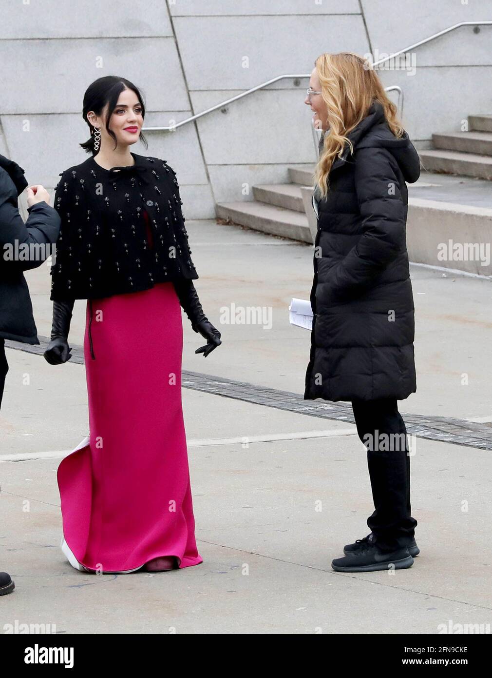 New York - NY - 20200114-Lea Thompson Directs Lucy Hale on Katy Keene ...